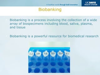 Informatics Principles of Modern Institutional Bio-banking: The Road ...