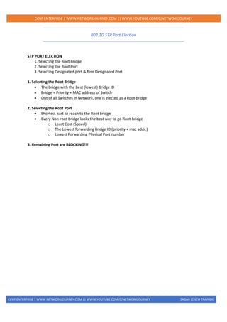 Stp. cli command reference, quiz | PDF | Computer Networking | Computing