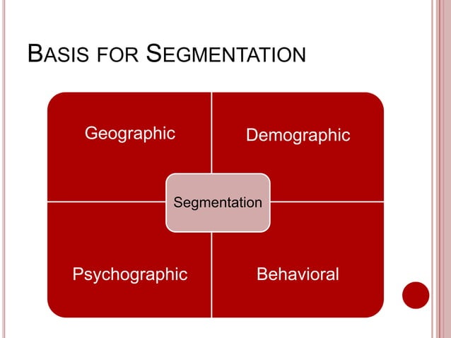 Market Segmentation, Targeting and Positioning | PPTX