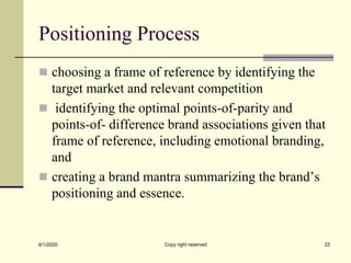 STP: Segmentation, Targeting and Positioning | PPT