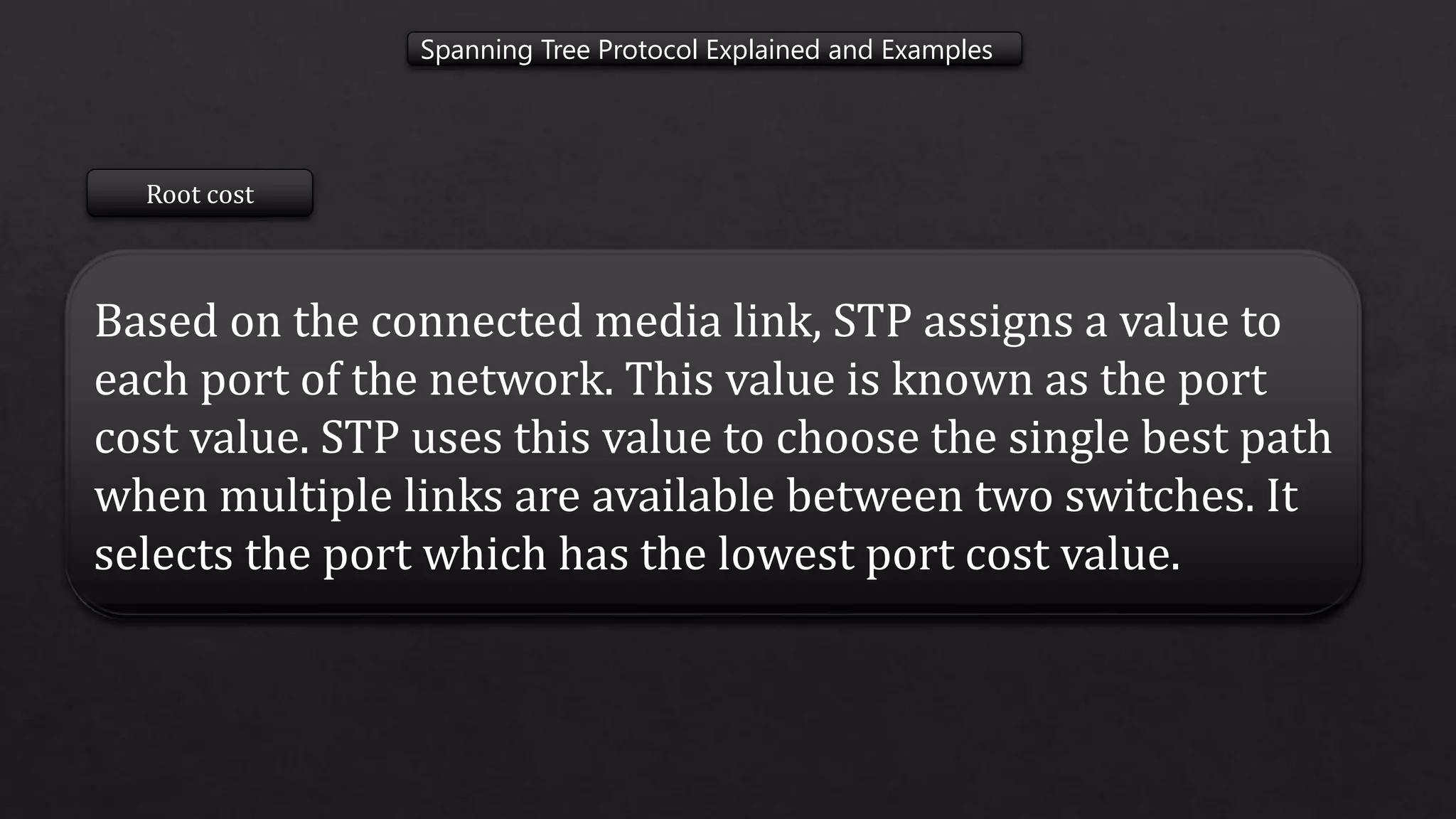 Spanning Tree Protocol and Examples | PPTX