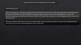 Spanning Tree Protocol and Examples | PPTX