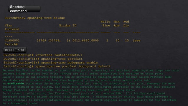 Spanning Tree Protocol and Examples | PPTX