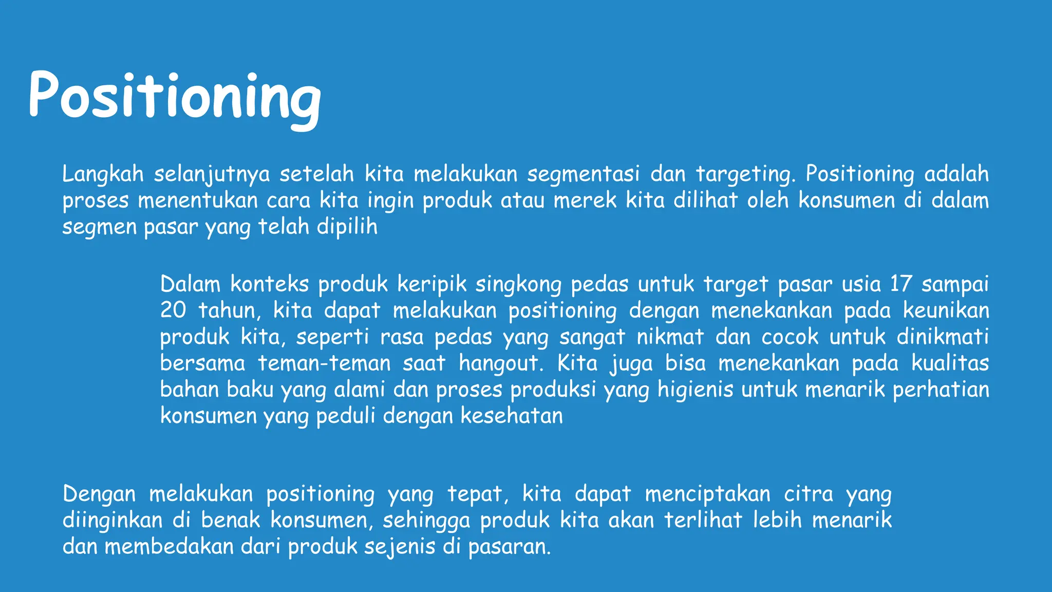 Modul Segmentasi Targeting dan Positioning | PPTX