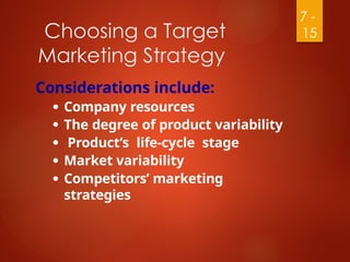 STP Analysis under Marketing Management 1 | PPTX