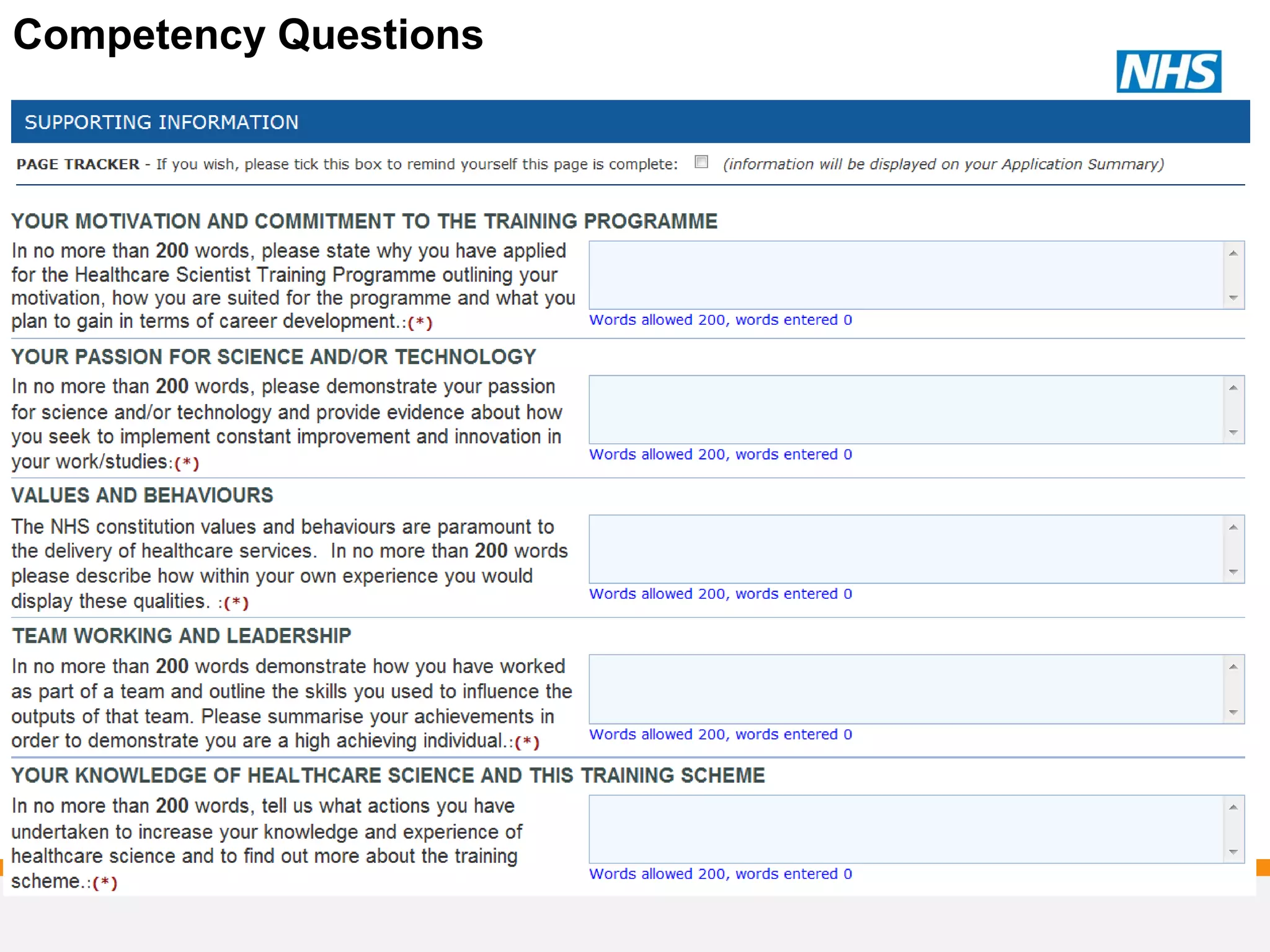 NHS Science Training Programme | PPT