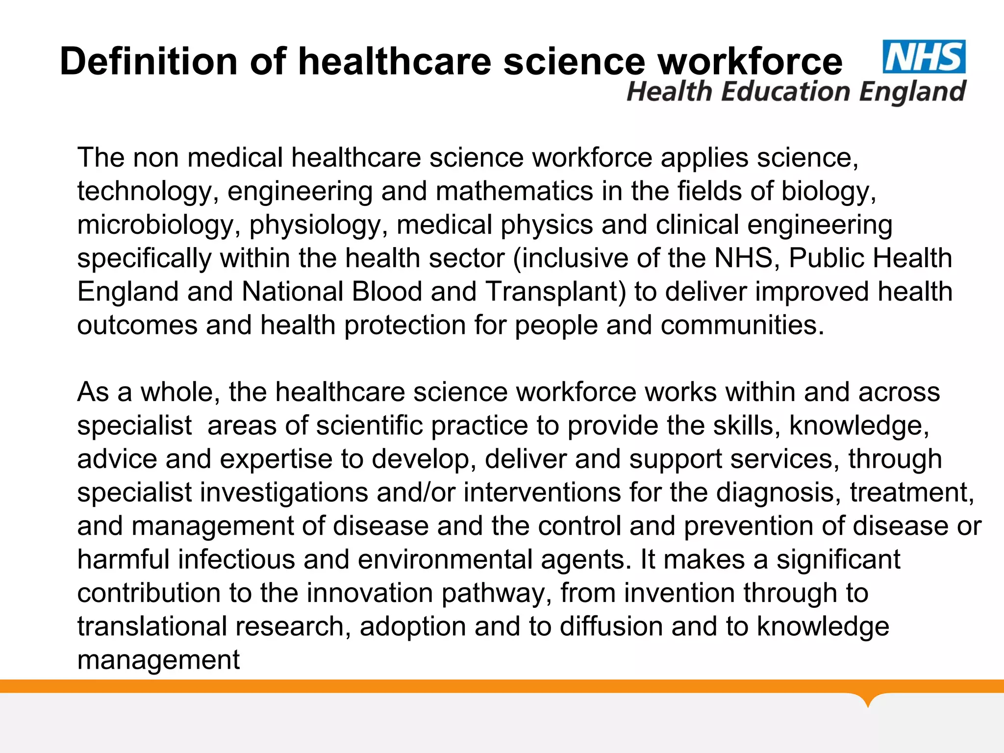 NHS Science Training Programme | PPT