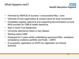 NHS Science Training Programme | PPT