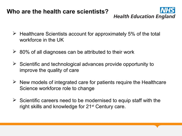 NHS Science Training Programme | PPT