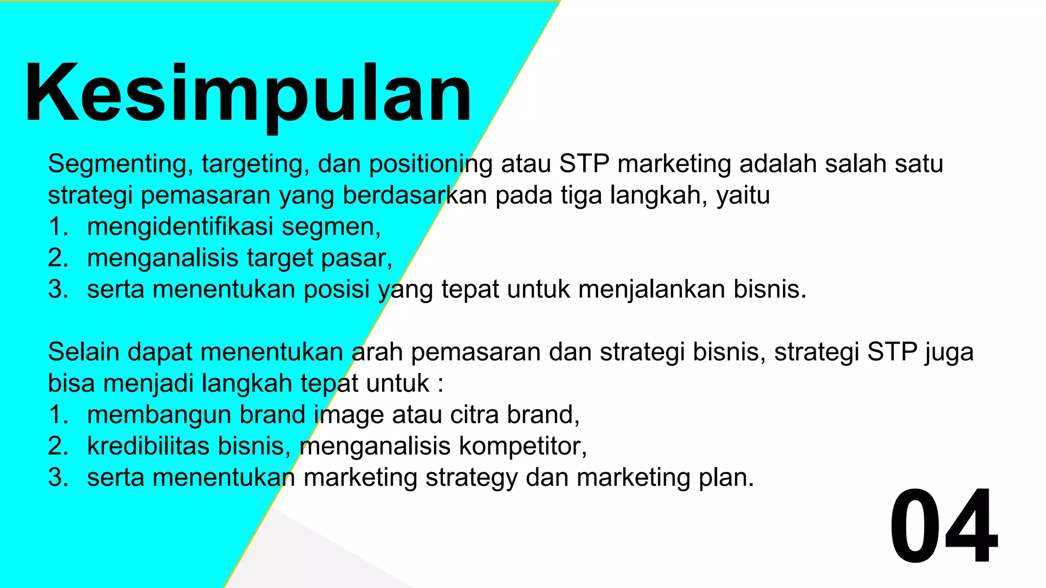 Segmentasi Targetting Positioning Marketing | PPTX