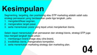 Segmentasi Targetting Positioning Marketing | PPT
