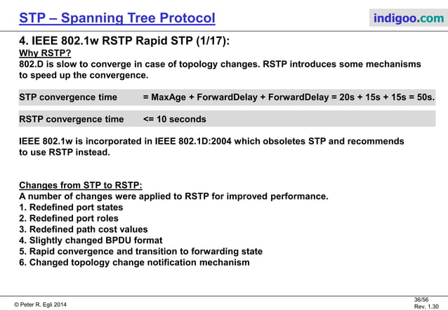 Overview of Spanning Tree Protocol (STP & RSTP) | PDF