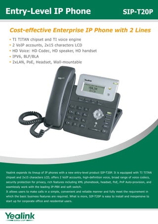 Stp t20 p ip phone hd | PDF