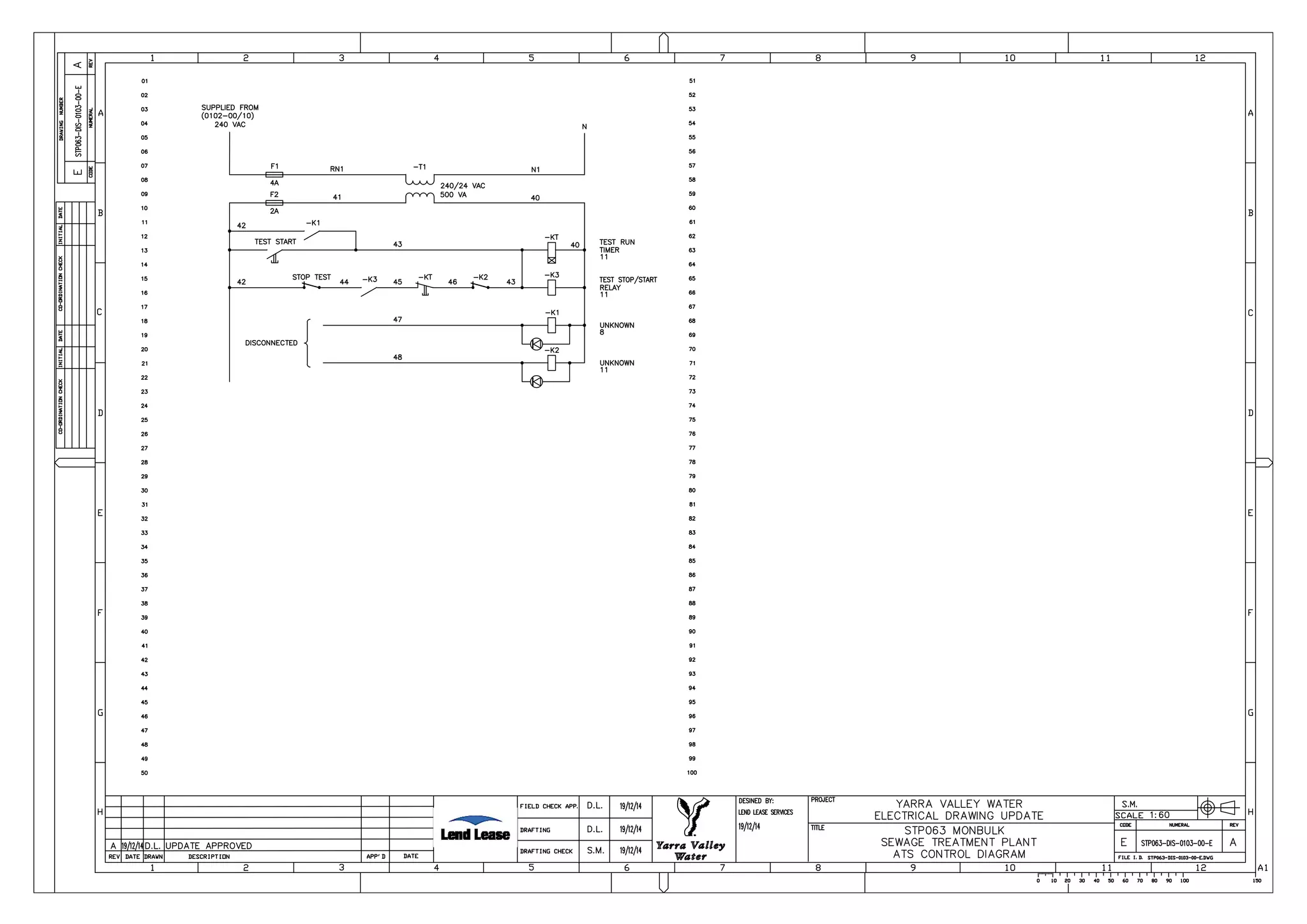 Project #2 - Sewer Treatment Plant - Electrical Drawings Upgrade | PDF