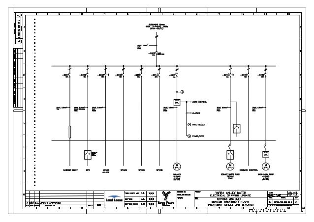 Project #2 - Sewer Treatment Plant - Electrical Drawings Upgrade