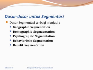 Segmenting Targeting Positioning | PPT