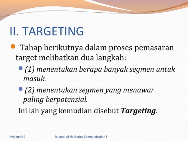 Segmenting Targeting Positioning | PPT
