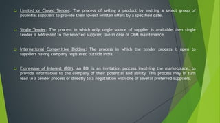 Study of E-tendering and procurement management at Delhi tansco Ltd | PPTX