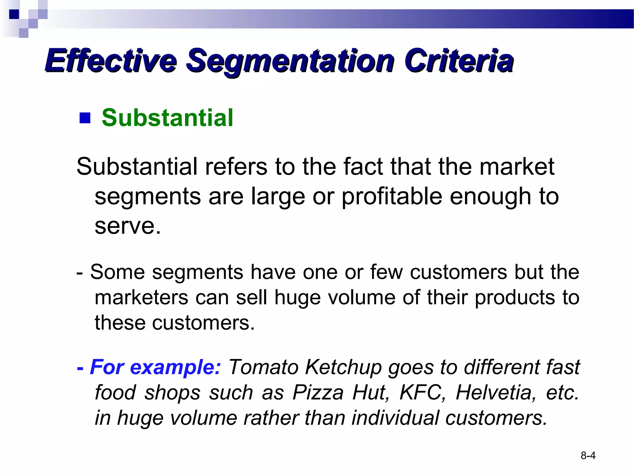 Effective Segmentation Criteria | PPT