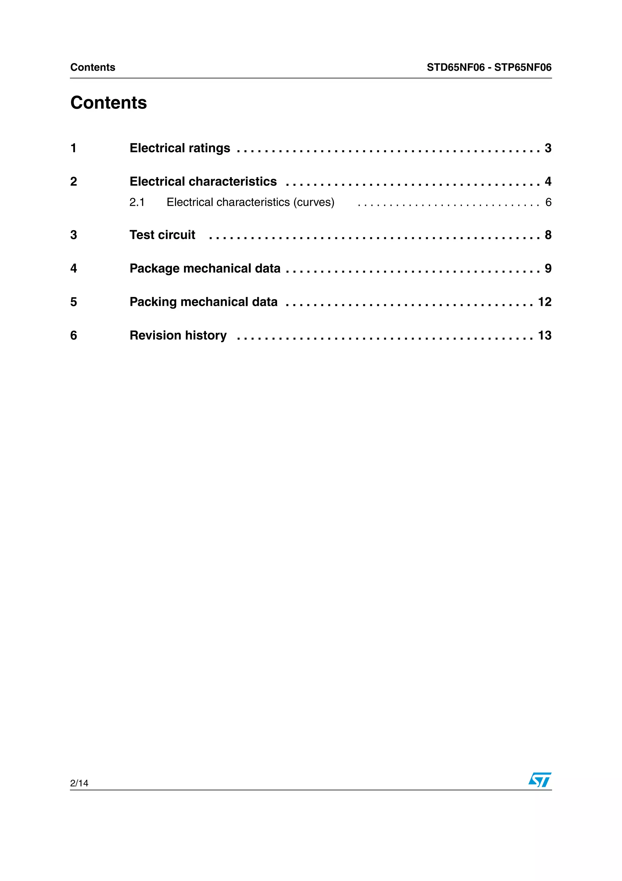 Original N-Channel Mosfet STP65NF06 P65NF06 65A 60V TO-220 New ST | PDF
