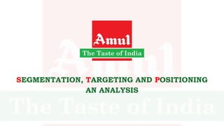 Advertorial and Segmentation Targeting Positioning (STP) Analysis of ...