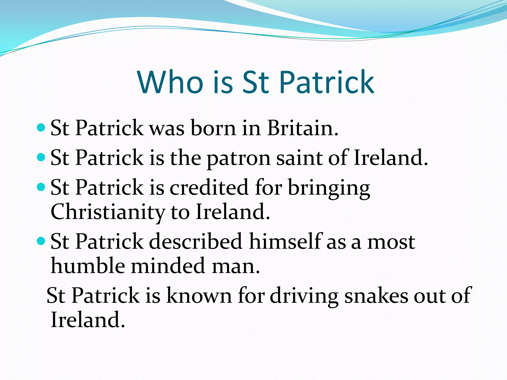 St patrick | PPT