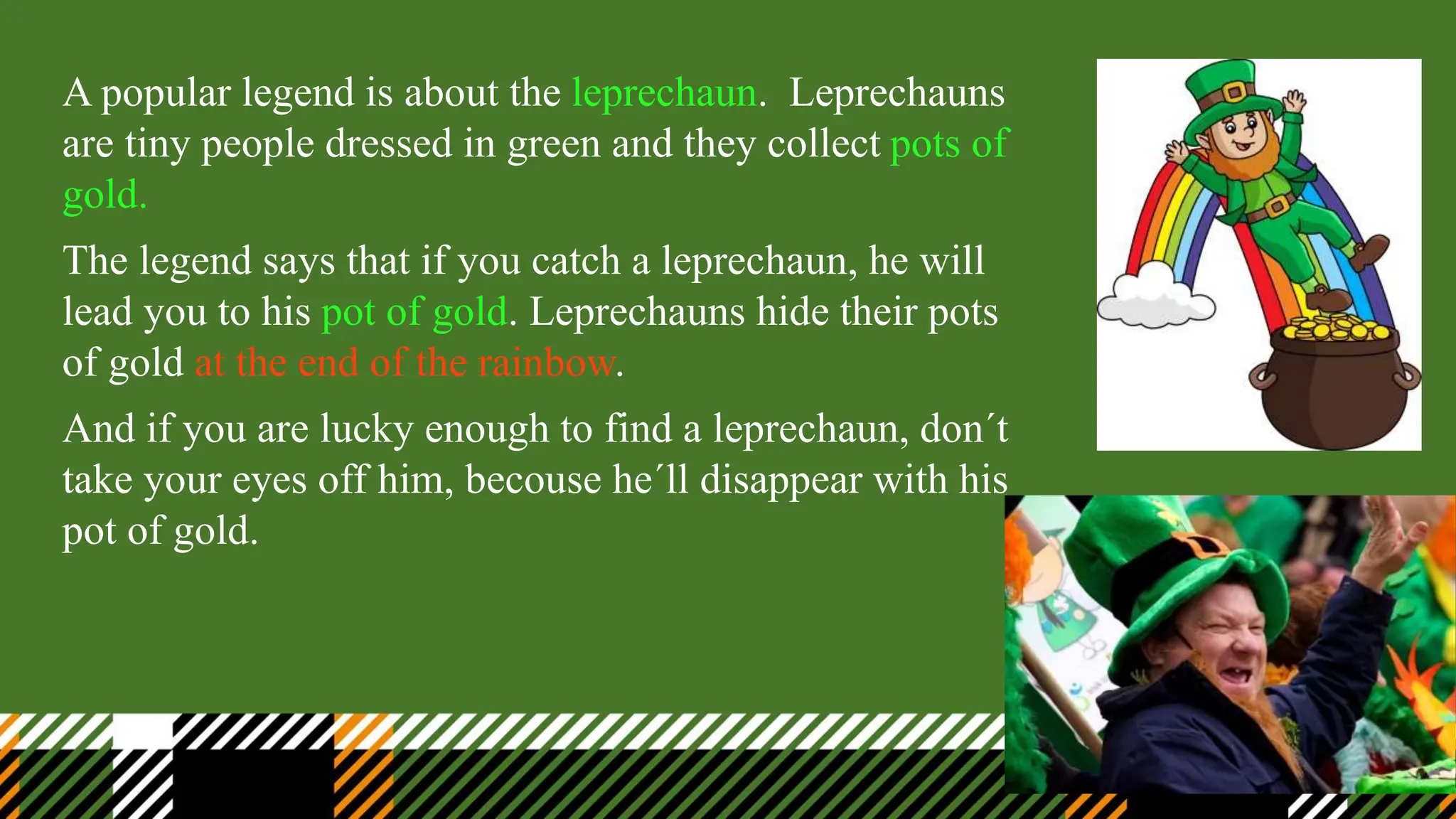 St Patrick’s day powerpoint for english class | PPTX