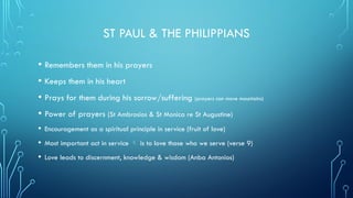 Saint Paul Epistle to the Philippians discussion | PPTX