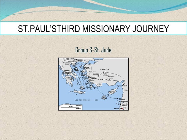 Third Missionary Journey of St.Paul | Christianity | Religion ...