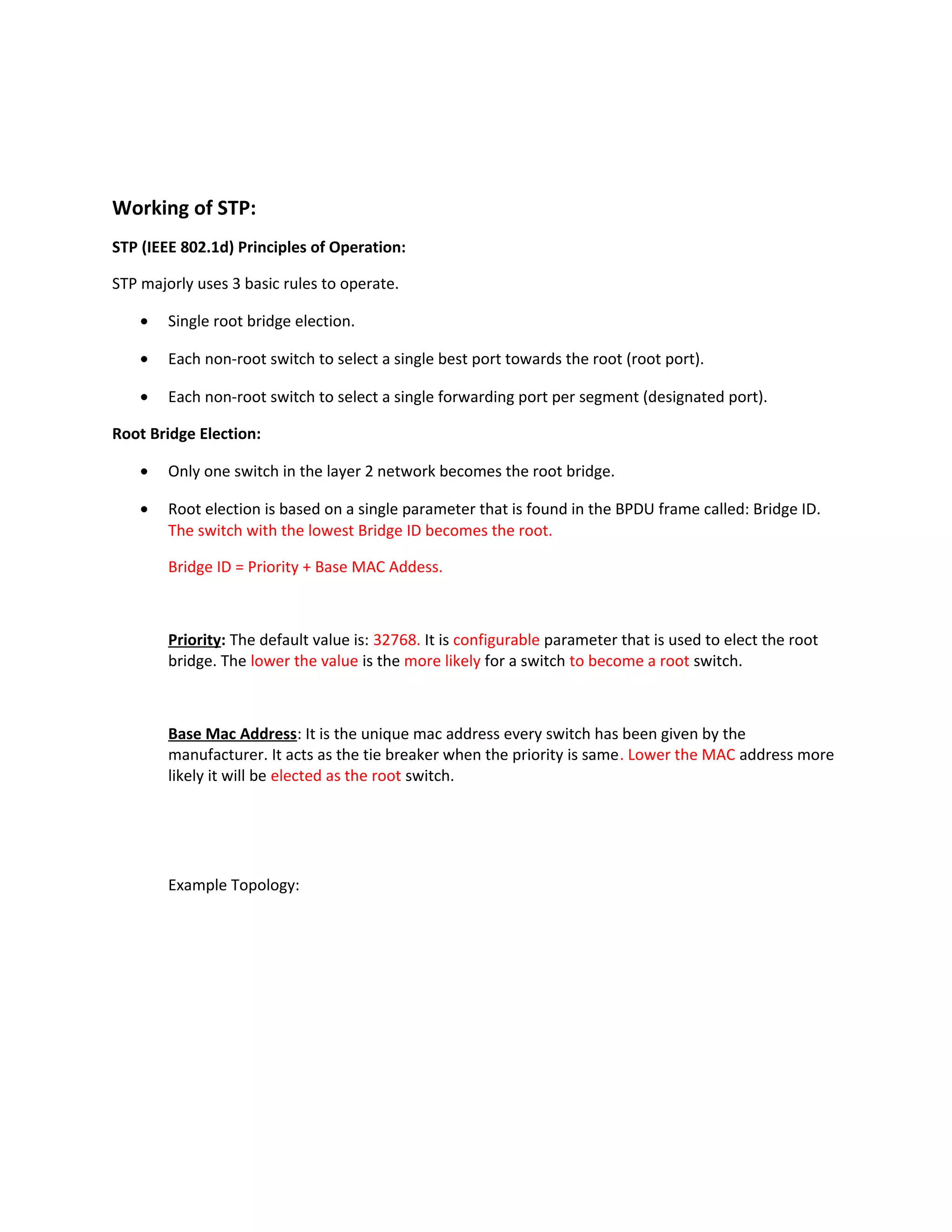 Stp defined | DOC