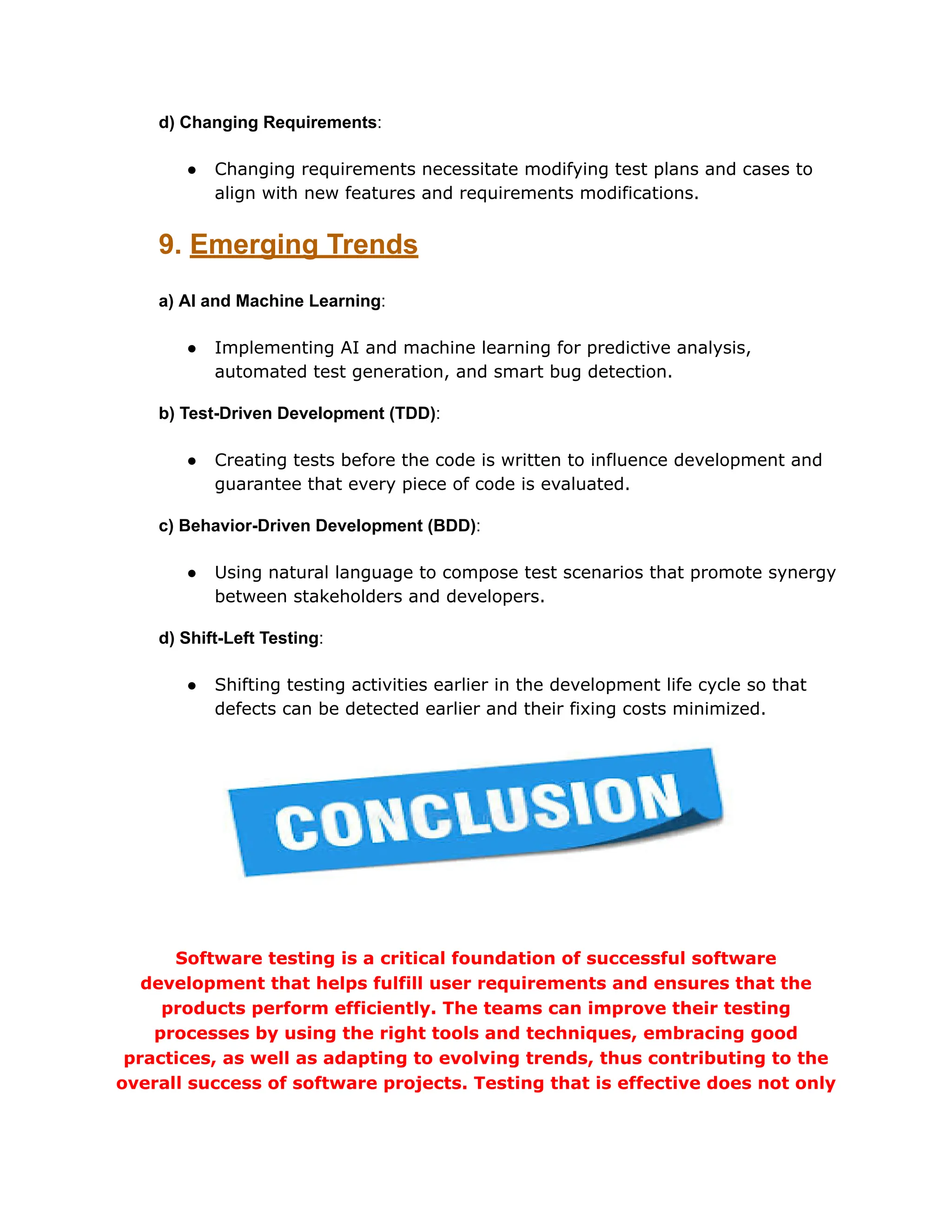 Software Testing and its types information | PDF
