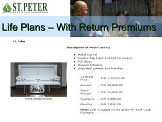 St. Peter Life Plans | PPT