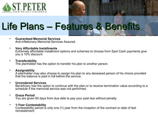 St. Peter Life Plans | PPT