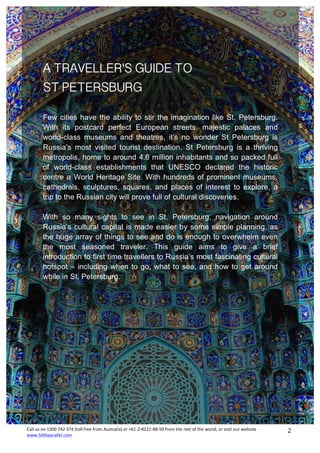 St Petersburg Guide Book Russia | PDF