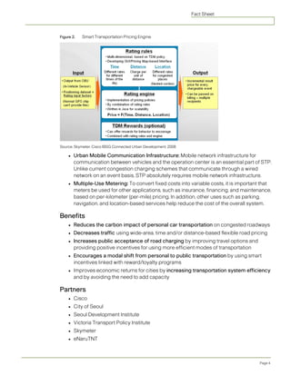 Smart Transportation Pricing Fact Sheet | PDF