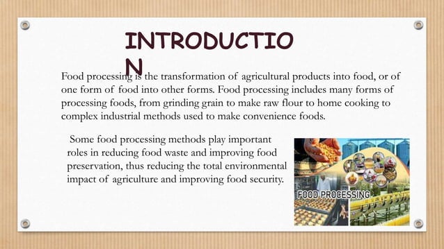 STP {Food Processing}.pptx | Cooking | Food & Drink