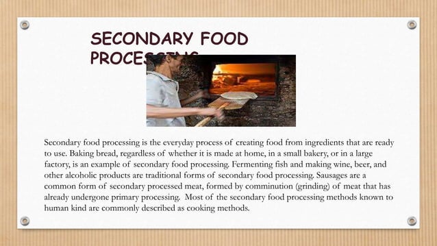 STP {Food Processing}.pptx | Cooking | Food & Drink