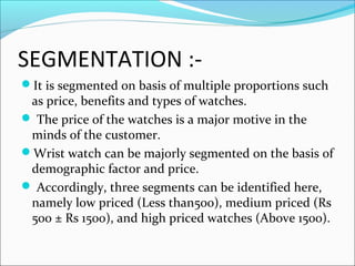 Segmentation in marketing by RJ | PPT