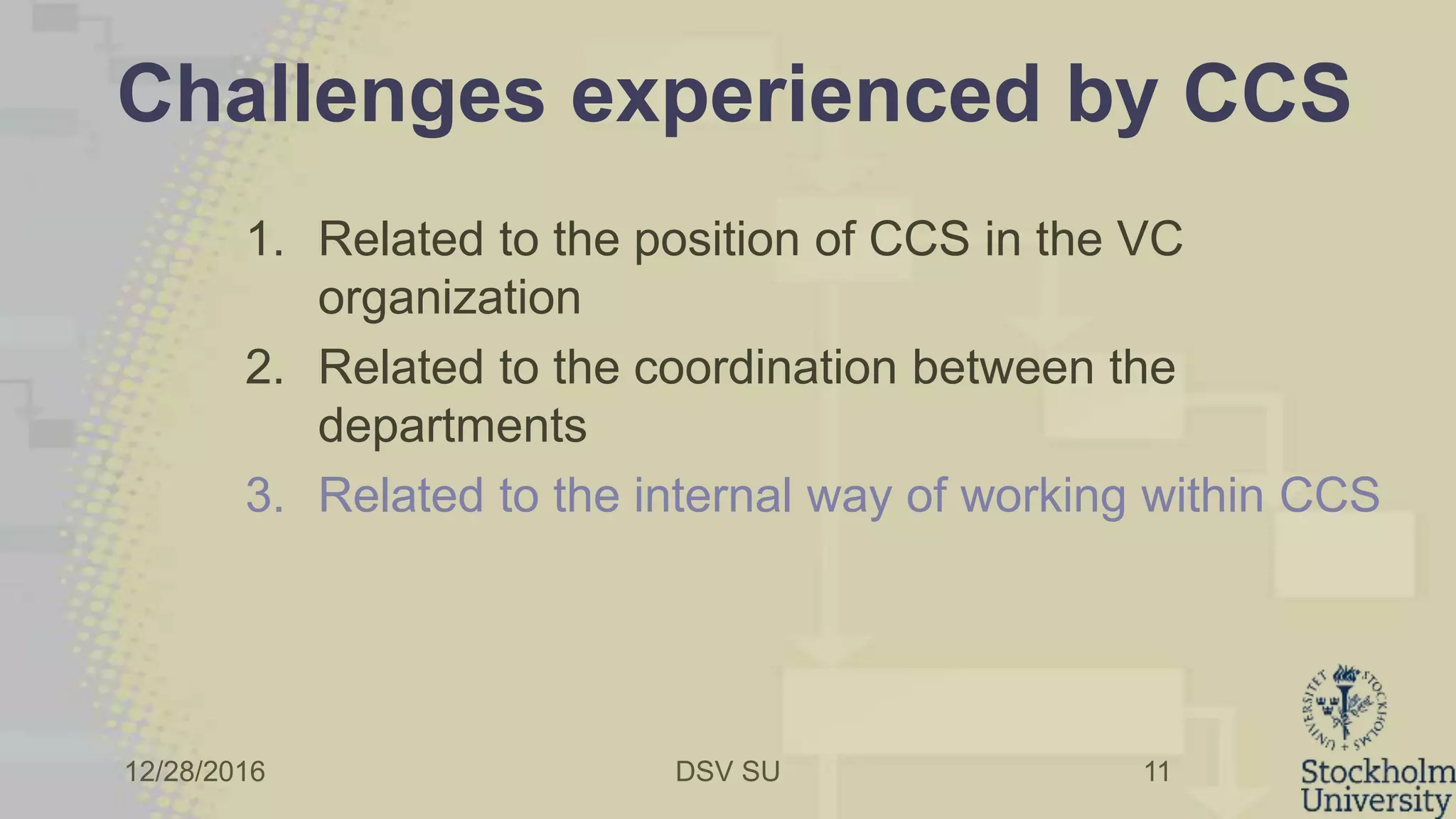 Stray lamb - misalignment in a socio-technical structure of an ...