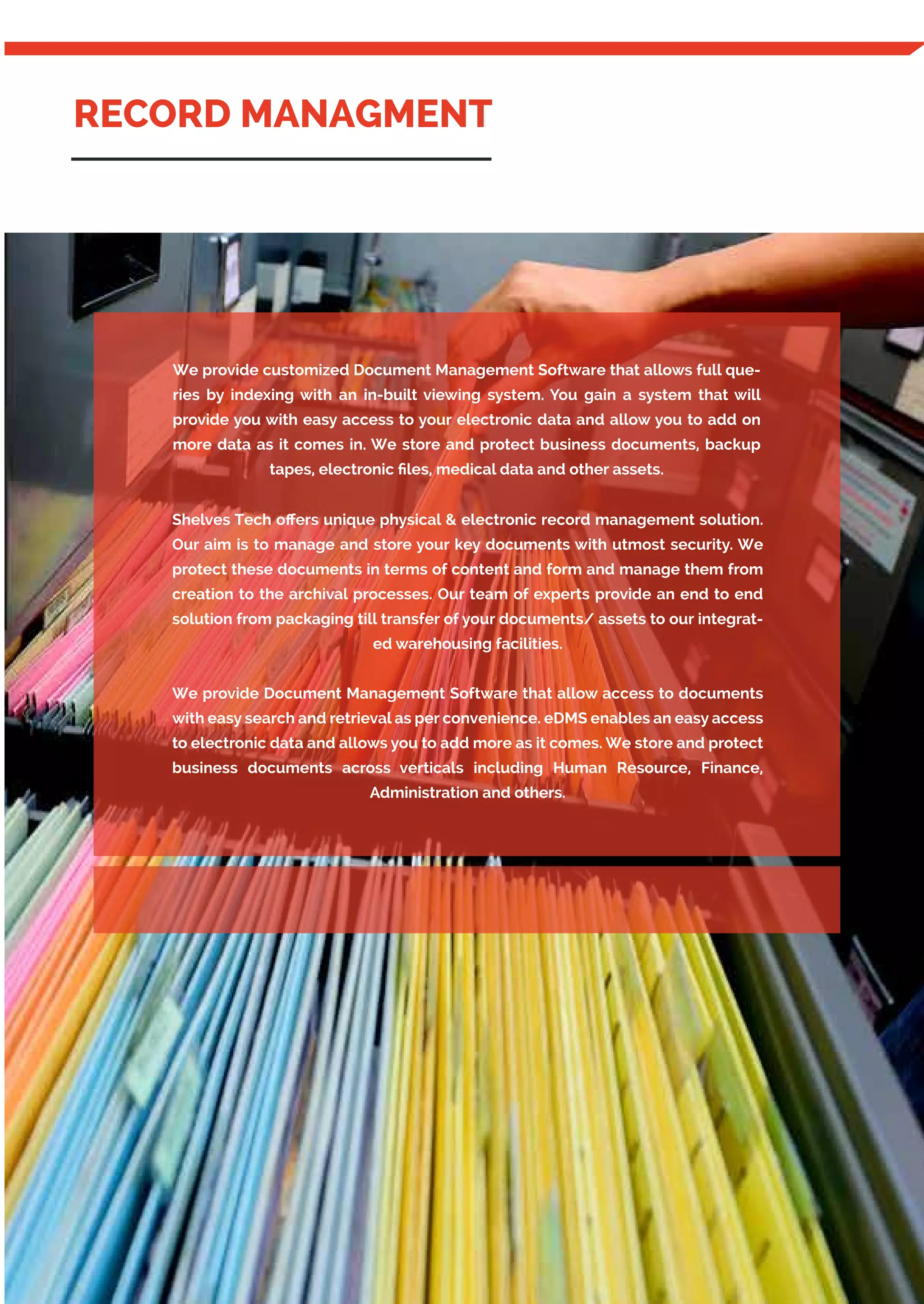 records management , scanning and digitization | PDF