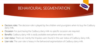 STP marketing presentation OF Cadbury Dairy Milk | PPTX