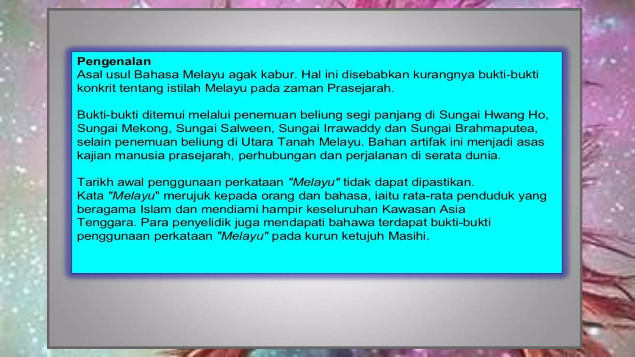 STPM BAHASA MELAYU BAB 1 | PPT