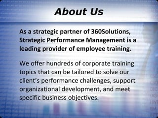 Strategic Performance Management | PPT