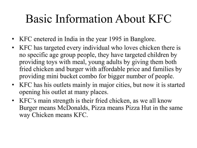 STP of Fast Food in India | PPTX