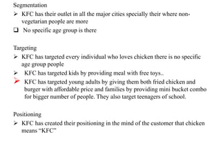 STP of Fast Food in India | PPTX