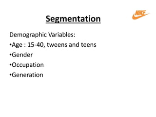 Stp of nike 21 | PPTX