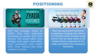 Stp of scooter in india by section a 2017 19 | PPTX