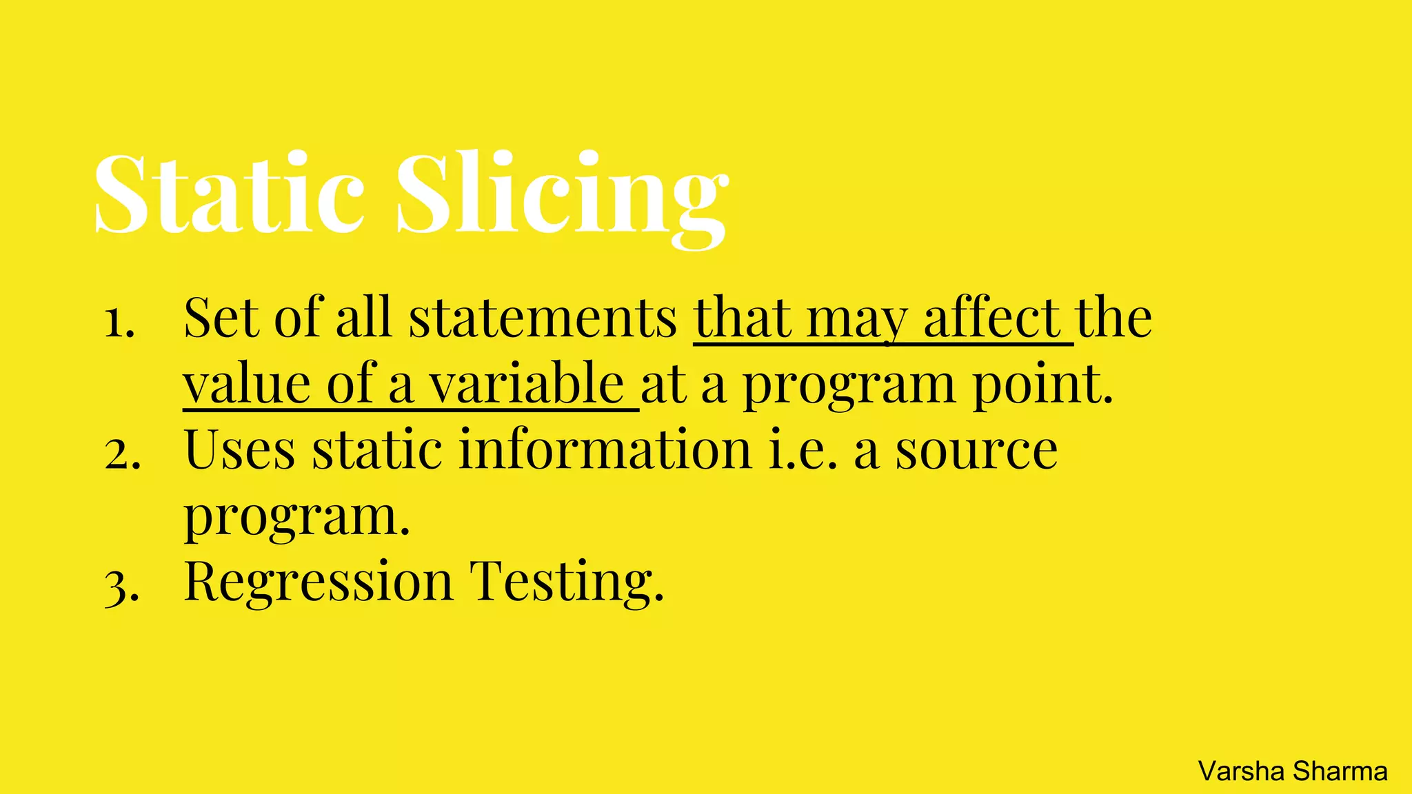 Slice Based Testing And Object Oriented Testing Ppt 6307