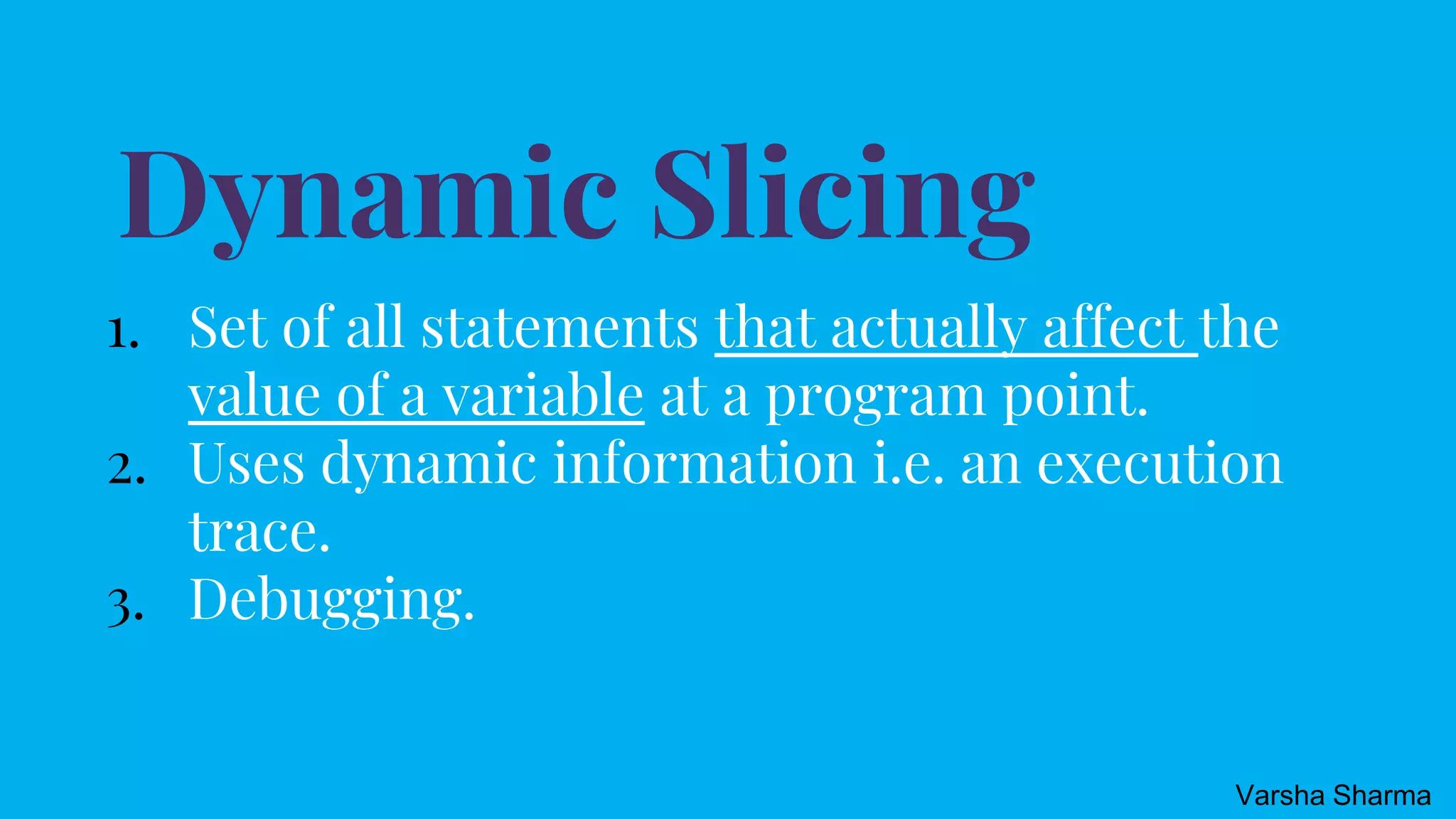 Slice Based Testing And Object Oriented Testing Ppt