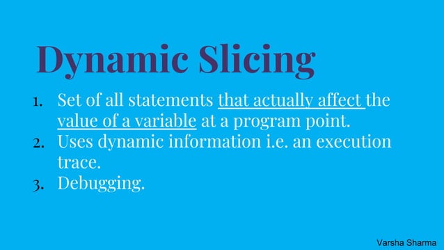 Slice Based Testing And Object Oriented Testing Pptx